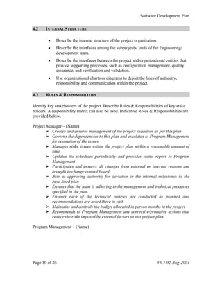 Software Development Plan | PDF