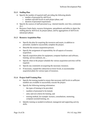 Software Development Plan | PDF