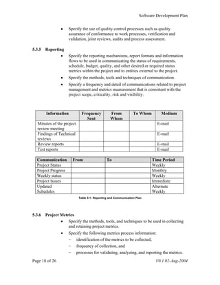 Software Development Plan | PDF