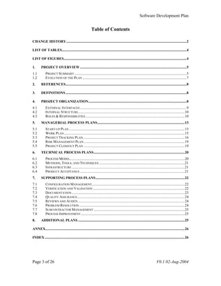 Software Development Plan | PDF