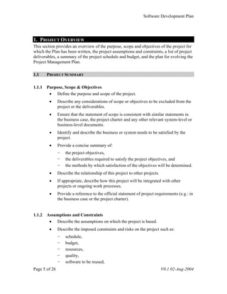 Software Development Plan | PDF