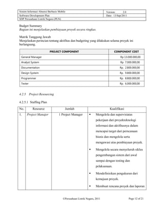 Software development plan siabm | PDF