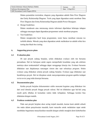 Software development plan siabm | PDF