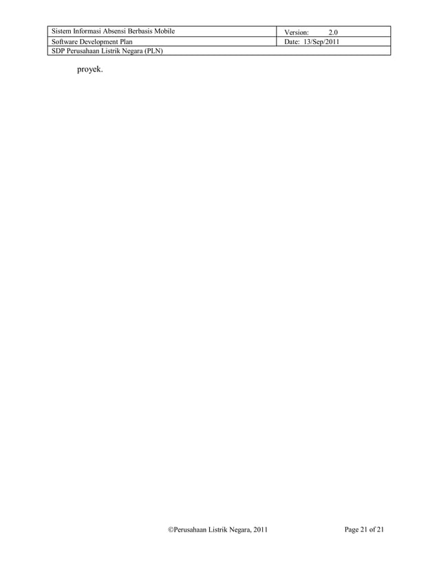 Software development plan siabm | PDF