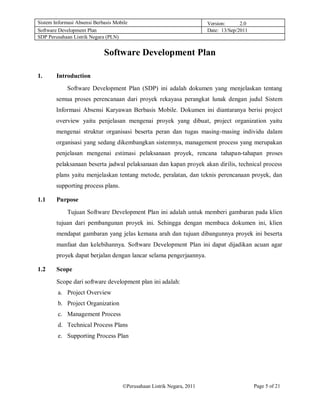 Software development plan siabm | PDF