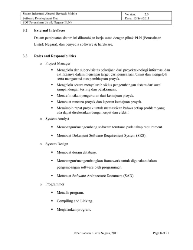 Software development plan siabm | PDF