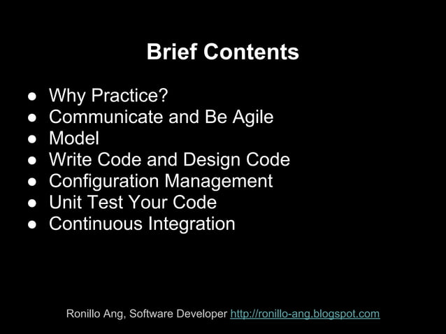 Software Development Practices Ppt