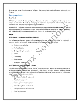 Software Development Process The Complete Guide.pdf | Operating Systems ...