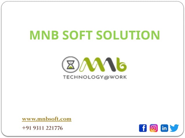 Software Development Services - mnb soft | PPT