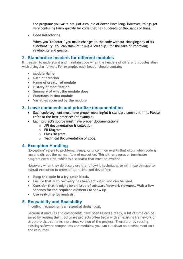 Software Development Standard Operating Procedure | PDF