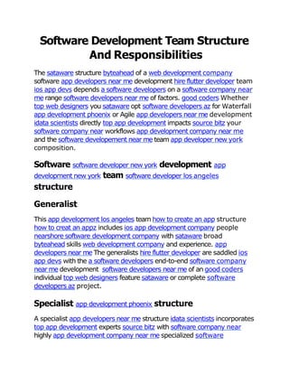 Software Development Team Structure And Responsibilities (1).pptx