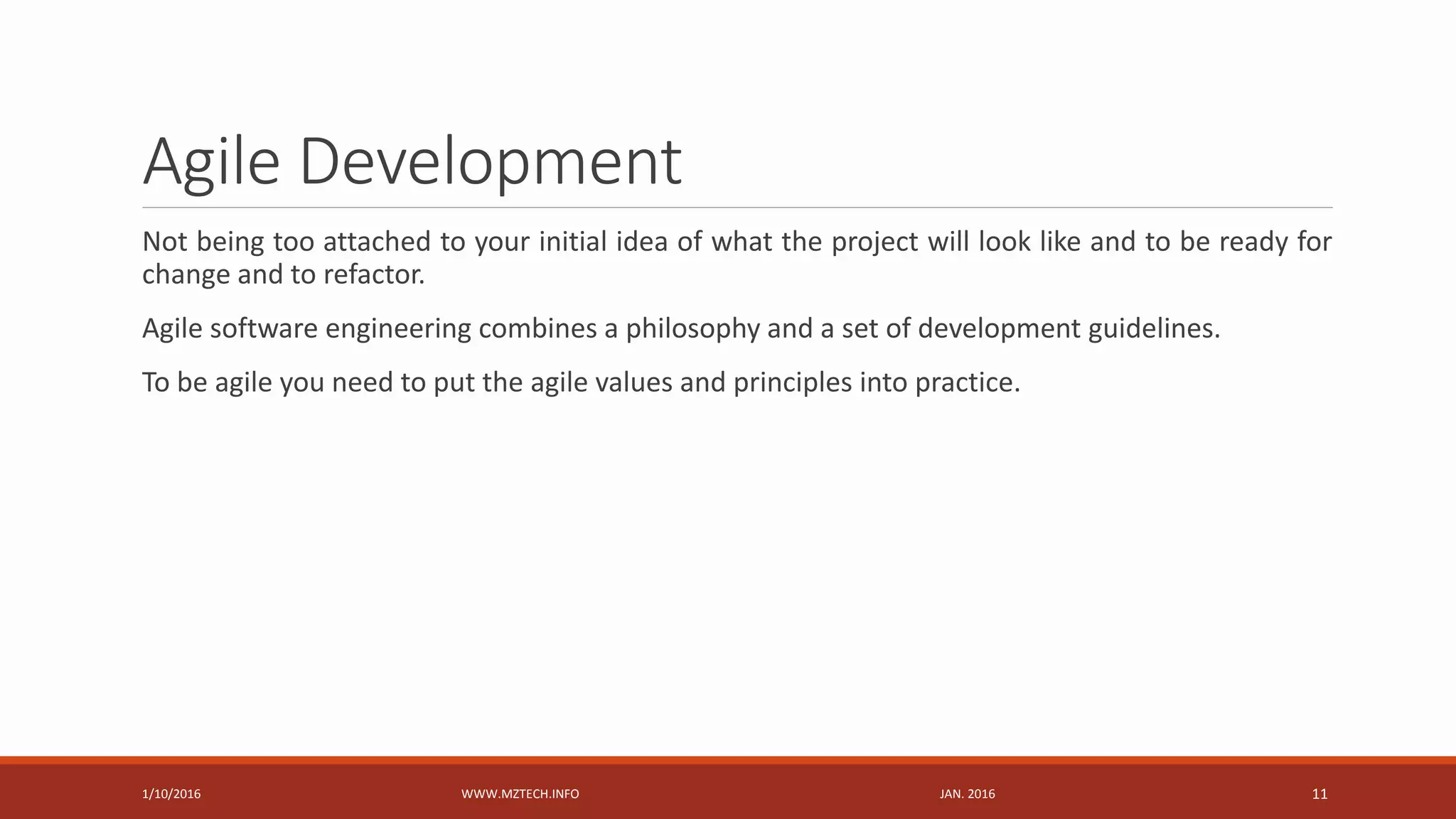 Software Development With Agile Methodologies Ppt