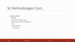 Software development with agile methodologies | PPT