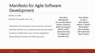 Software development with agile methodologies | PPT
