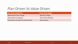 Software development with agile methodologies | PPT