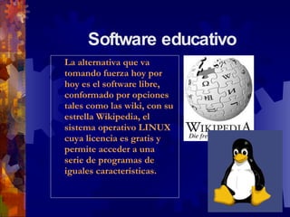 Software educativo y software libre | PPT