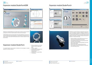 Studer CNC Universal Grinders introduces latest Software Brochure with ...