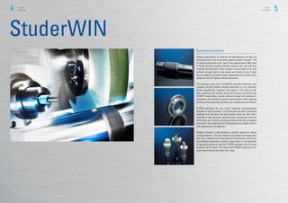 Studer CNC Universal Grinders introduces latest Software Brochure with ...