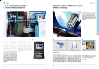 Studer CNC Universal Grinders introduces latest Software Brochure with ...