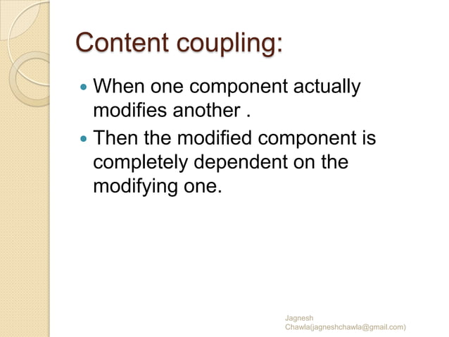 Cohesion & Coupling | PPTX | Computing | Technology & Computing