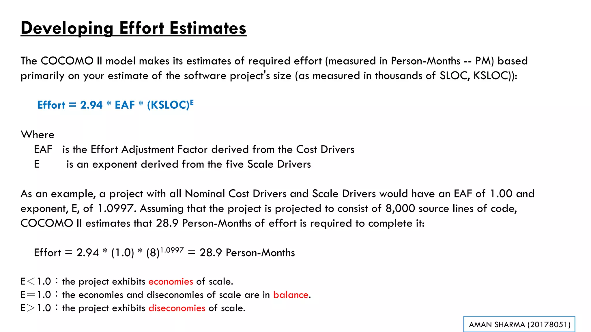 Constructive Cost Model - II (COCOMO-II) | PDF