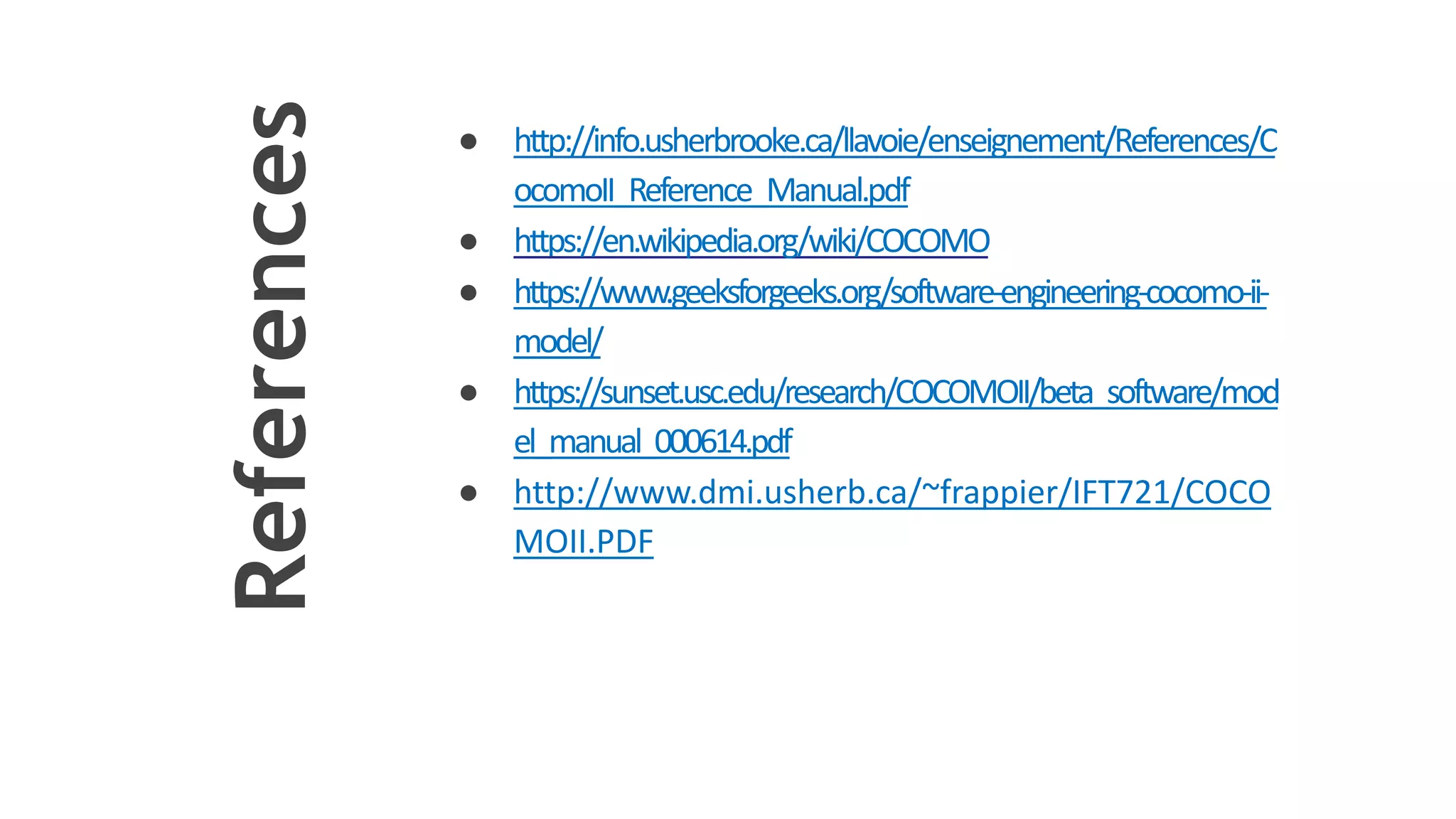 Constructive Cost Model - II (COCOMO-II) | PDF