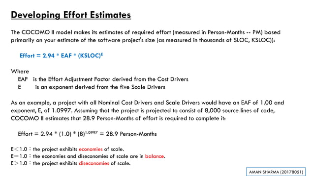 Constructive Cost Model - II (COCOMO-II) | PDF
