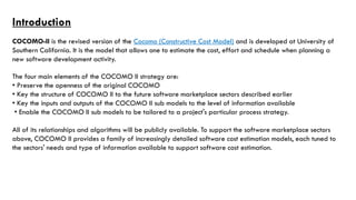 Constructive Cost Model - II (COCOMO-II) | PDF