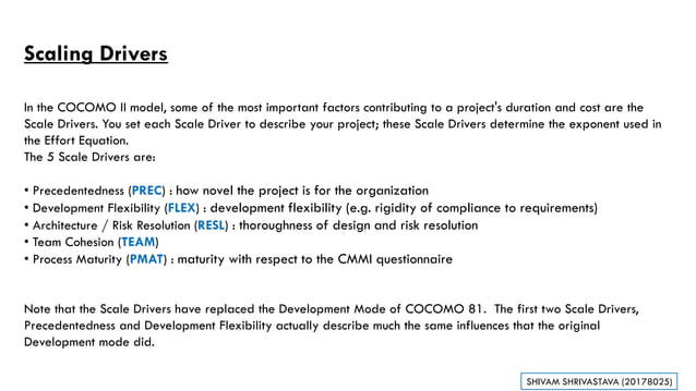 Constructive Cost Model - II (COCOMO-II) | PDF