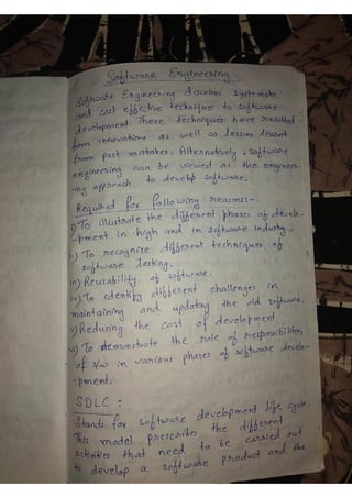 software engg.pdf for basic software engineer. | PDF