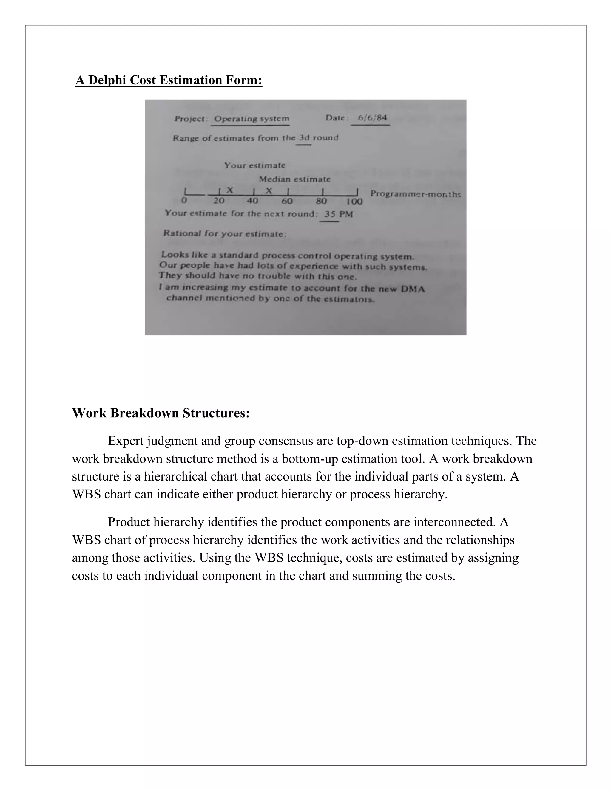 Software Cost Estimation Techniques | PDF