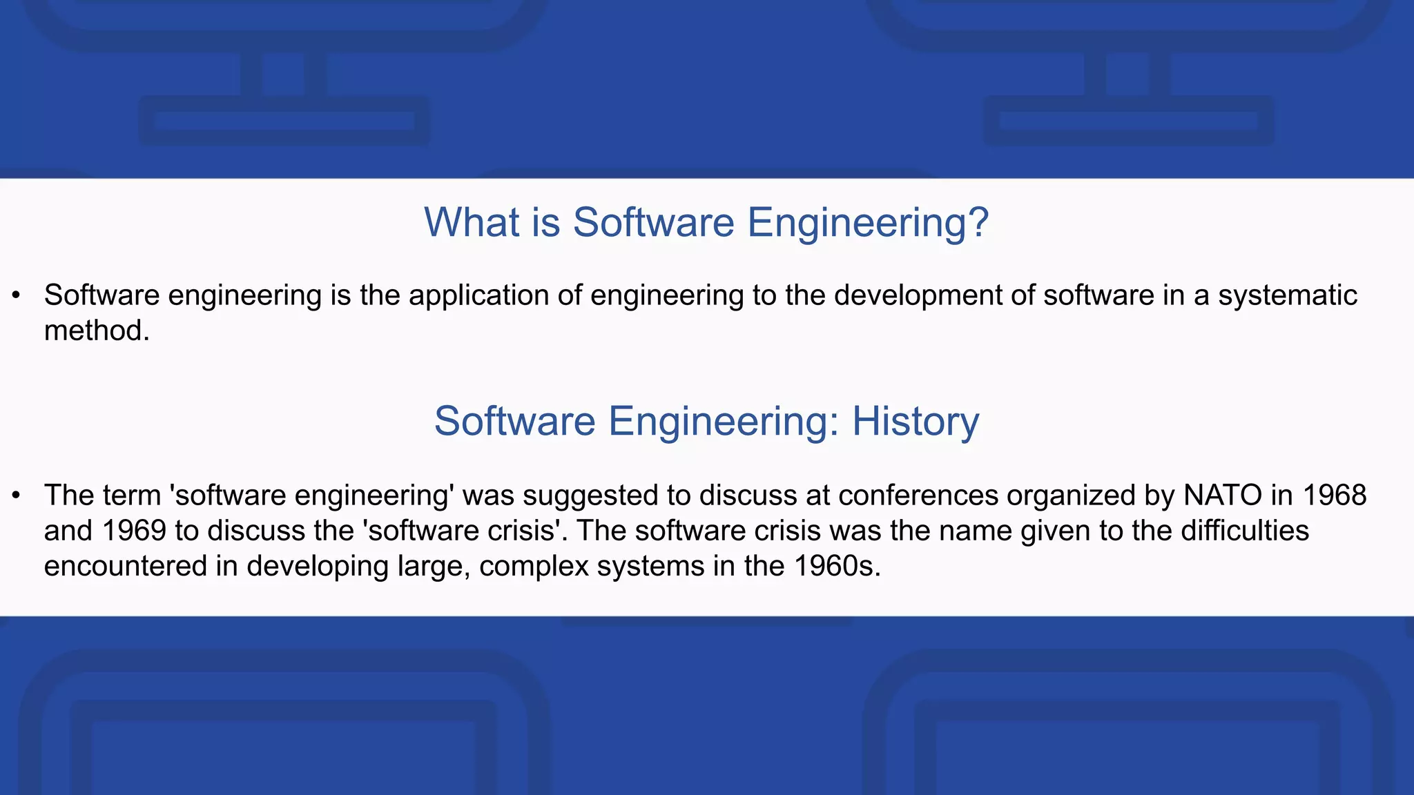 A Software Engineer | PPT