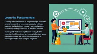 Steps To Become A Software Engineer | PPTX | Technology & Computing