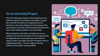 Steps To Become A Software Engineer | PPTX | Technology & Computing