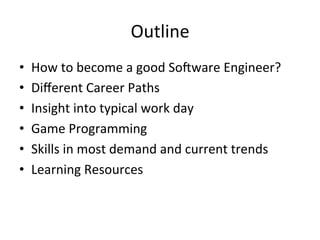 Career in Software Engineering | PDF