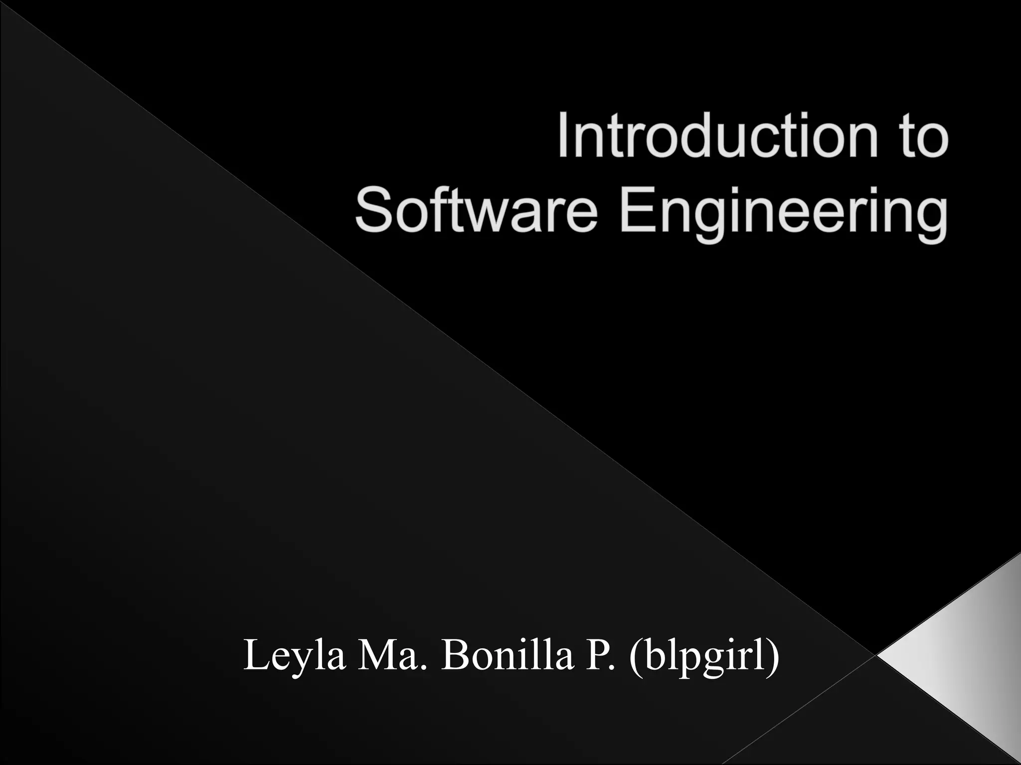 Software engineering 090529203300-phpapp02 | PPTX