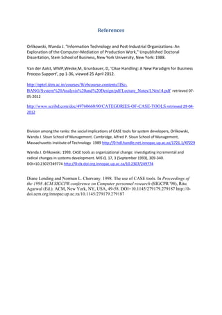 Software engineering | DOCX