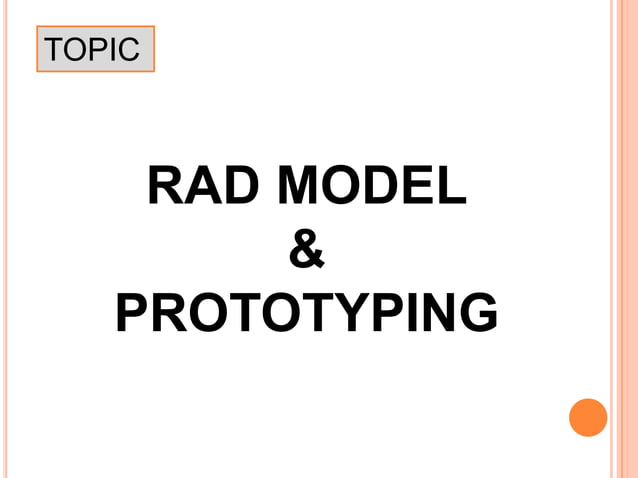 RAD Model & Prototyping Of Software Engineering | PPTX | Operating Systems | Computer Software ...