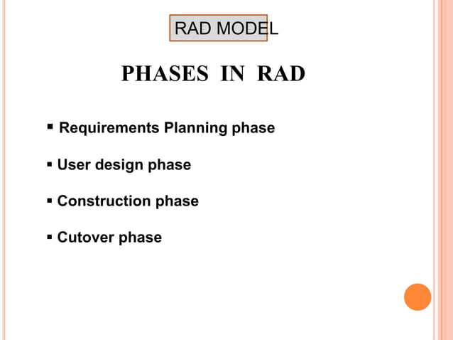 RAD Model & Prototyping Of Software Engineering | PPTX | Operating Systems | Computer Software ...