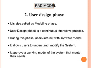 RAD Model & Prototyping Of Software Engineering | PPTX