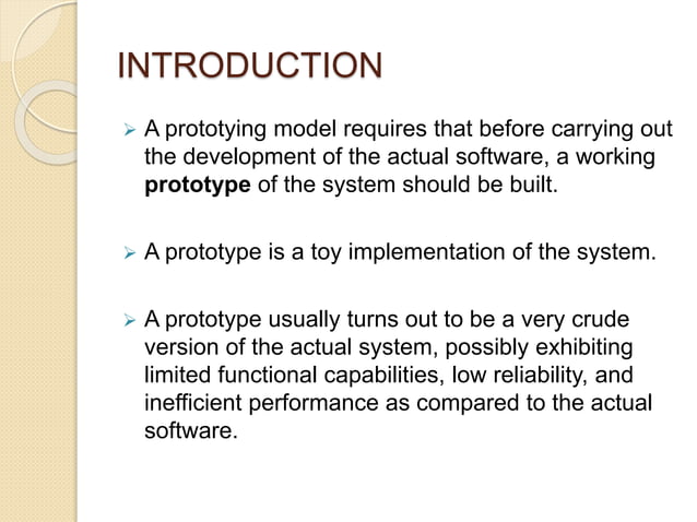 Prototyping model | PPTX | Computing | Technology & Computing