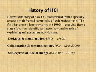 Human Computer Interaction | PPT