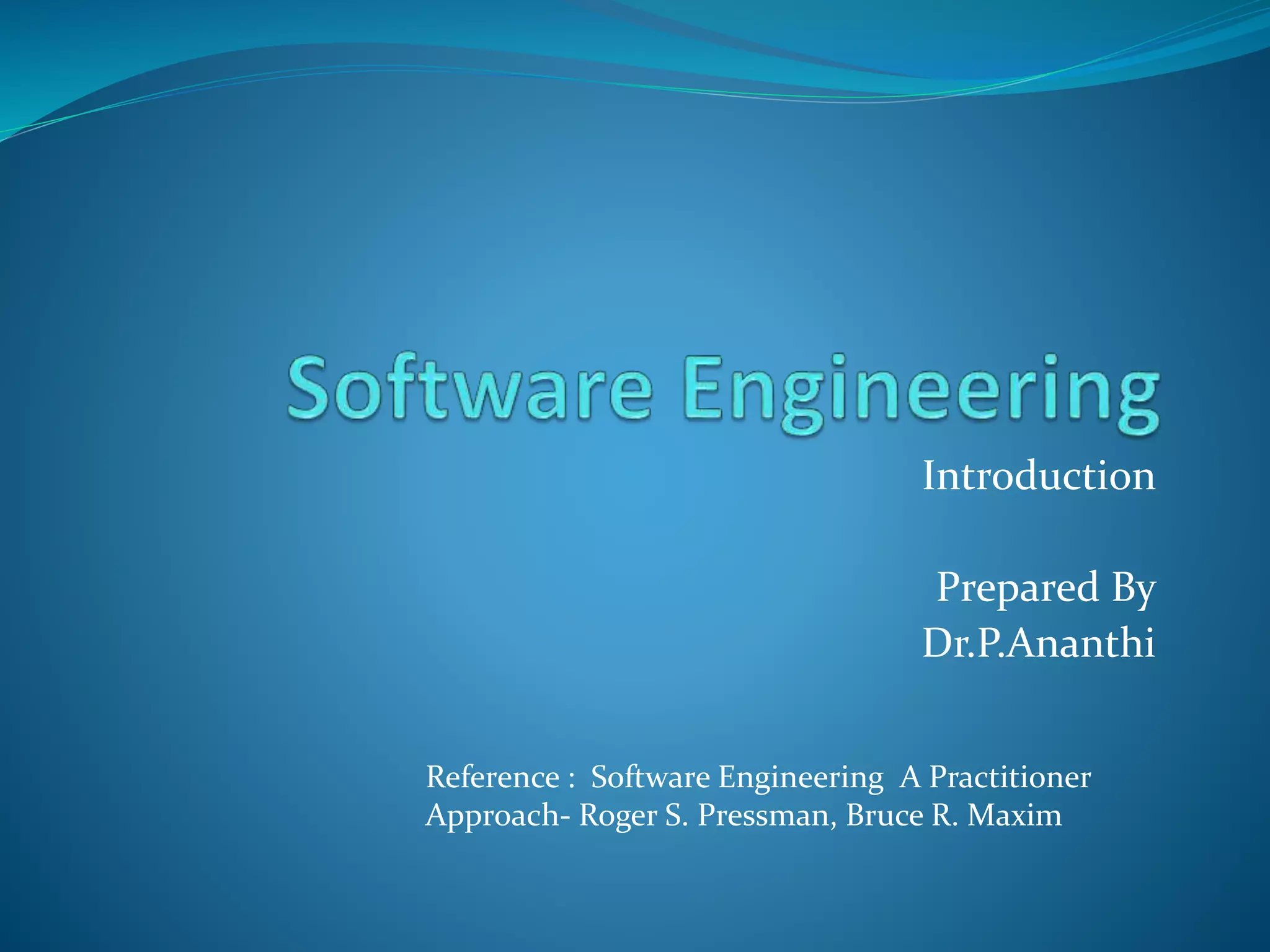 Software Engineering Pptx Computer Software And Applications Computing