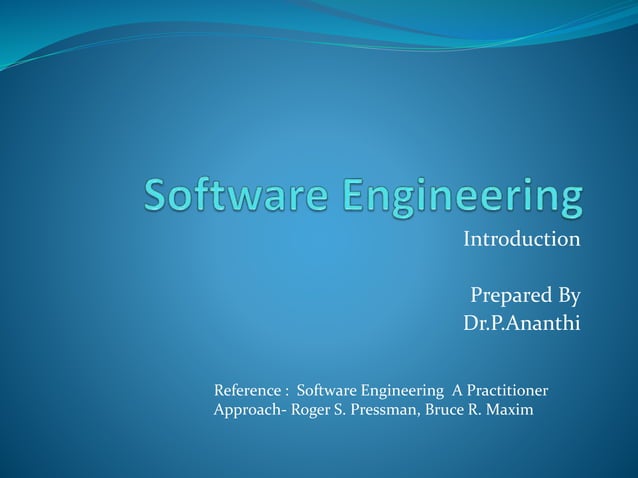Software engineering | PPTX | Computer Software and Applications | Computing