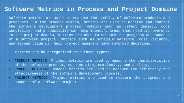 Software Metrics, Project Management and Estimation | PPTX | Web Development | Internet