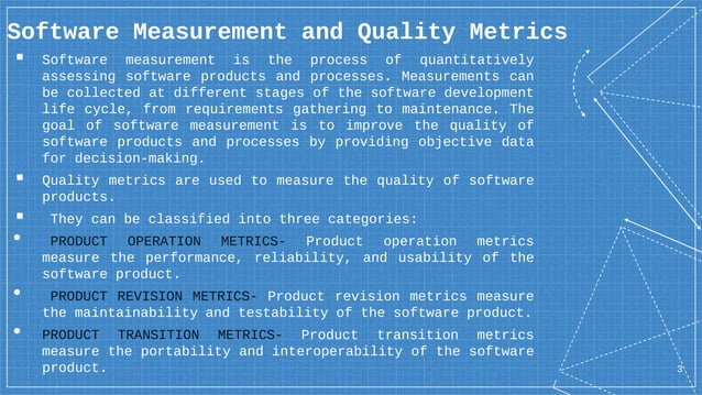 Software Metrics, Project Management and Estimation | PPT Software Metrics, Project Management and Estimation | PPT