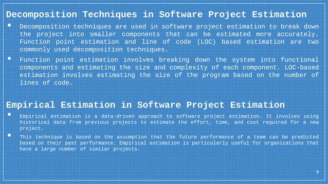 Software Metrics, Project Management and Estimation | PPTX | Web Development | Internet