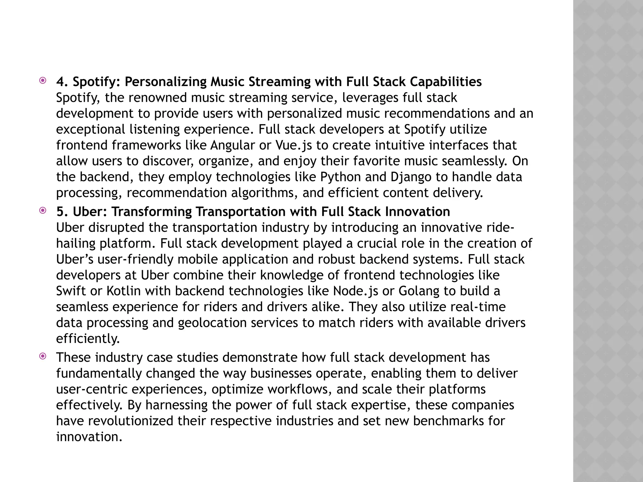 Software engineering | Full stack devlopment | PPTX