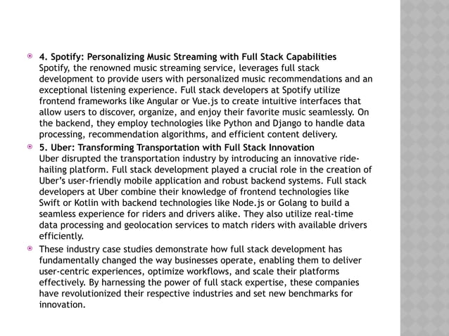 Software engineering | Full stack devlopment | PPT