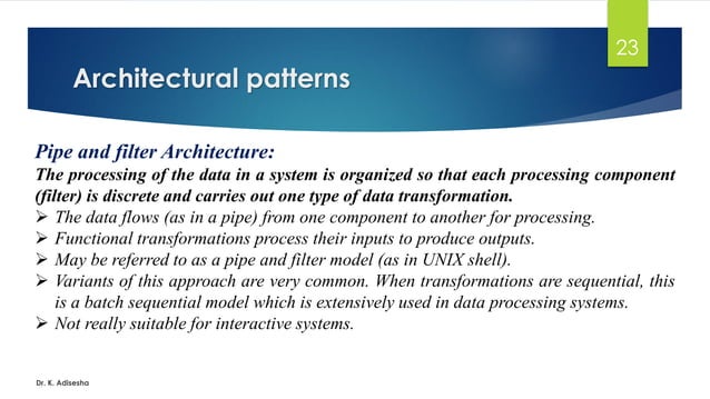 Software Engineering-Unit 4 "Architectural Design" by Adi.pdf